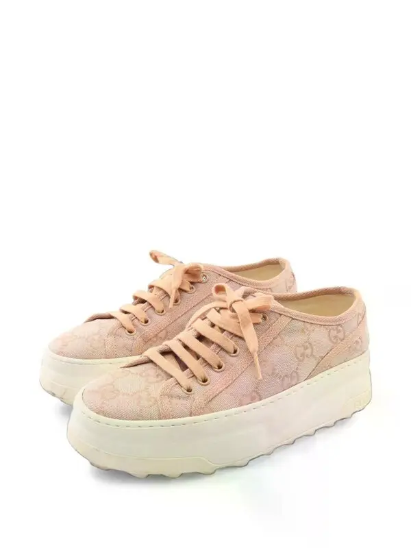 Gucci 2000s Tennis Gg Pattern Sneakers
