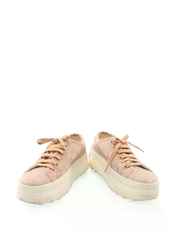 Gucci 2000s Tennis Gg Pattern Sneakers