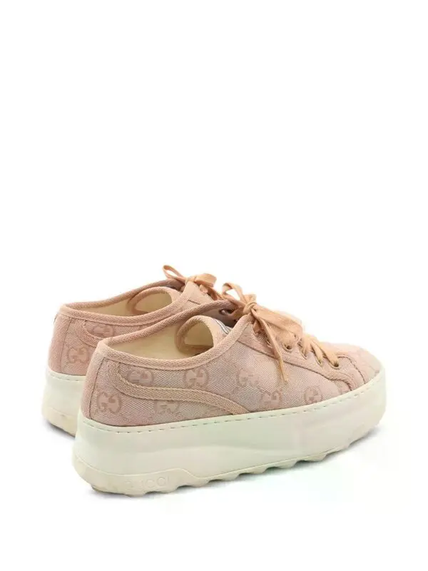 Gucci Gg Pattern Platform Sneakers