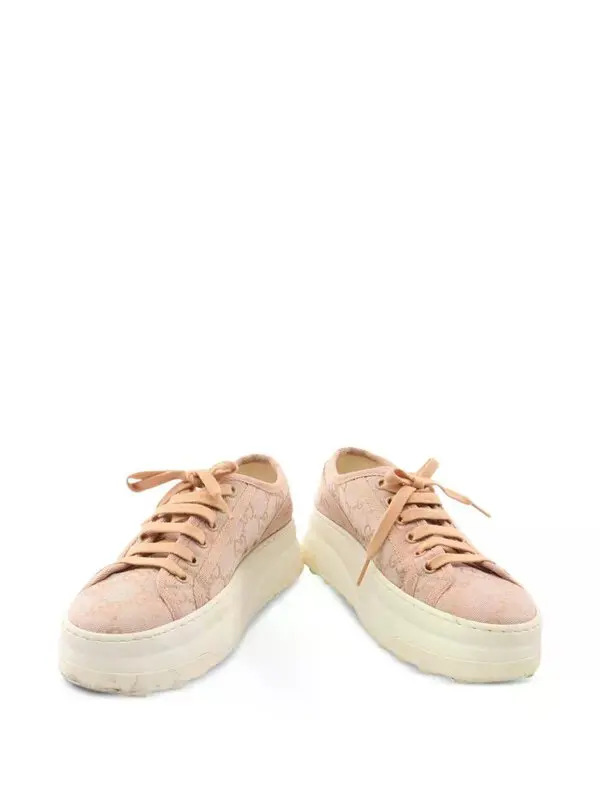 Gucci Gg Pattern Platform Sneakers