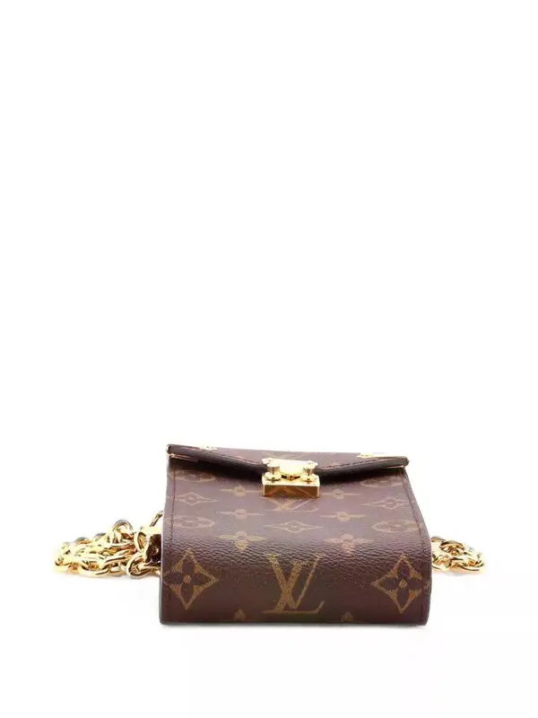 LOUIS VUITTON Monogram Canvas Metis Phone Pouch On Chain Shoulder Bag