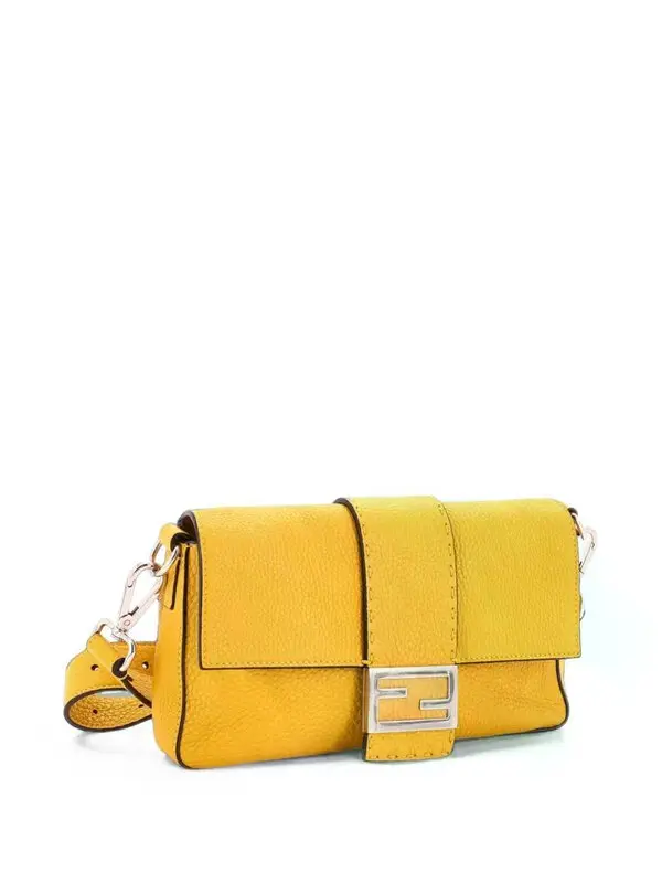 Fendi Selleria Baguette Convertible Leather Medium Belt Bag