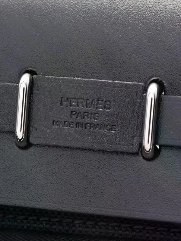 Hermès Mini Herbag Zip Shoulder Bag - Black