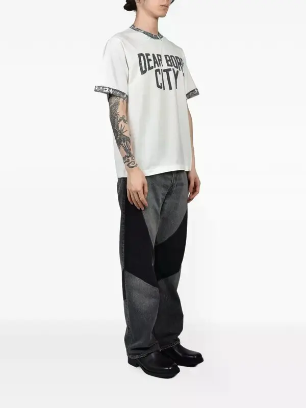 DEAR BORO Logo-print T-shirt