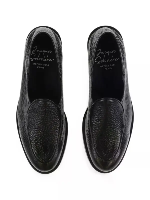 JACQUES SOLOVIÈRE PARIS Chris Collapsible-heel Leather Loafers
