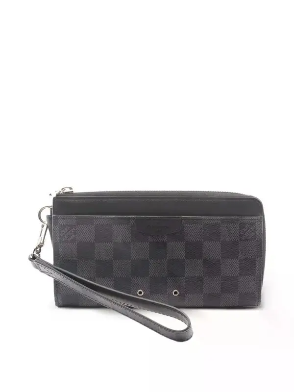 LOUIS VUITTON 2020 Zippy Dragonne Damier Graphite Wallet - Grey