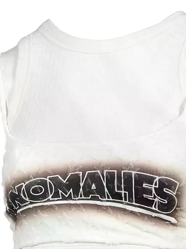 ANOMALIES DEPARTMENT Starry Sky Print Layered Top