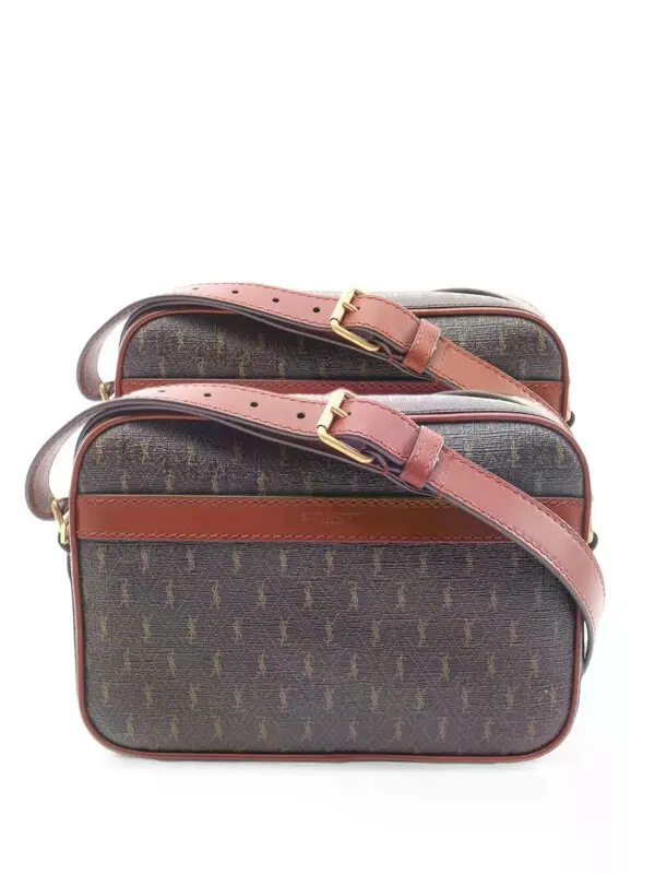 Saint Laurent Monogram Shoulder Bag - Brown