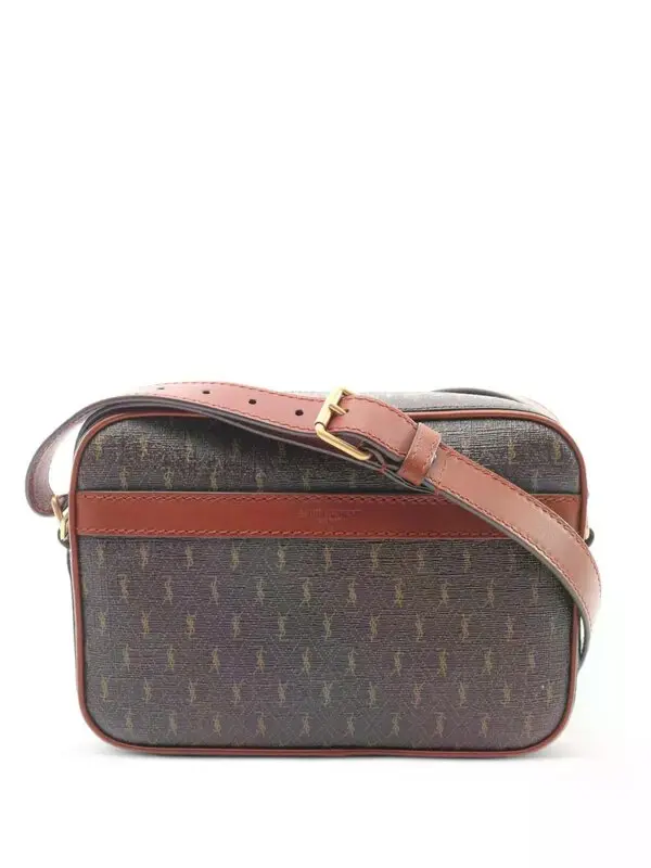 Saint Laurent Monogram Shoulder Bag - Brown