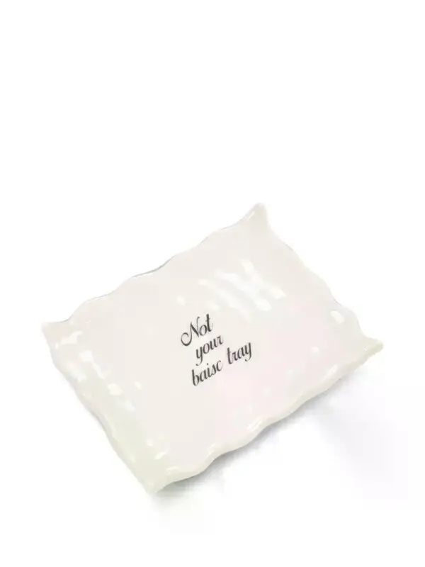 YESCERAMIC Not Your Basic Tray Square Tray