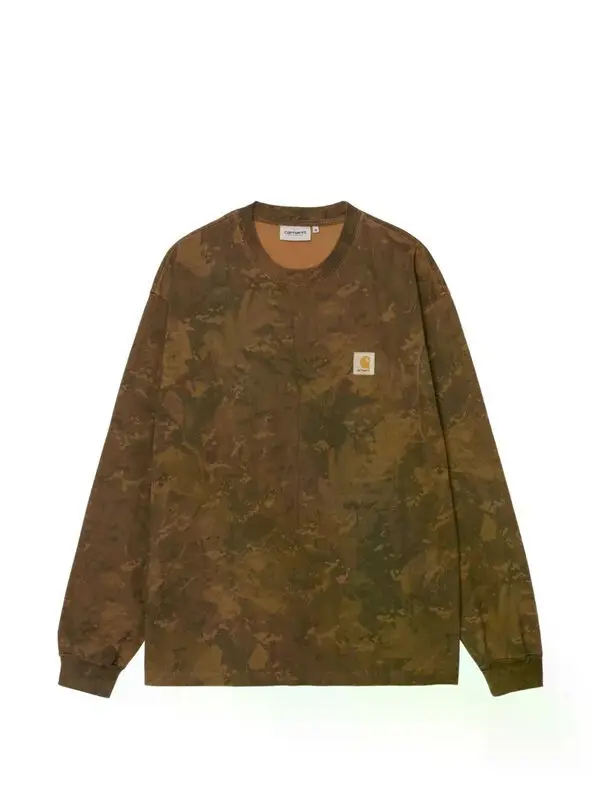 Carhartt Work In Progress Camo-print Garment-dyed T-shirt