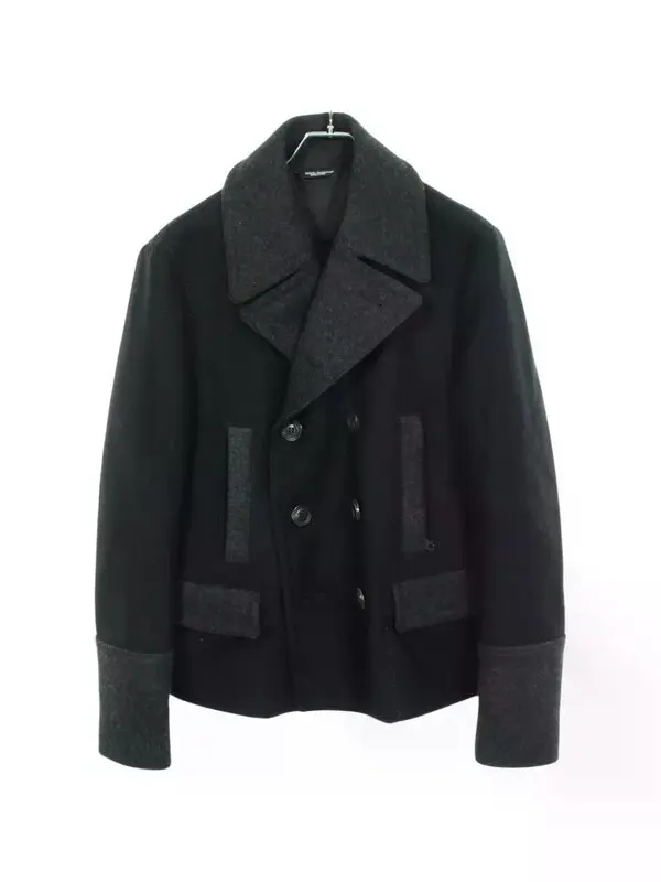 Dolce & Gabbana Color-block Pea Coat