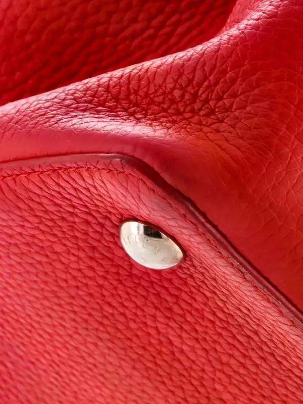 LOUIS VUITTON Capucines Bag Leather Mm Satchel