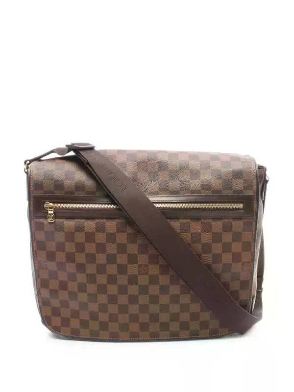 LOUIS VUITTON 2008 Spencer Damier Ebene Shoulder Bag - Brown