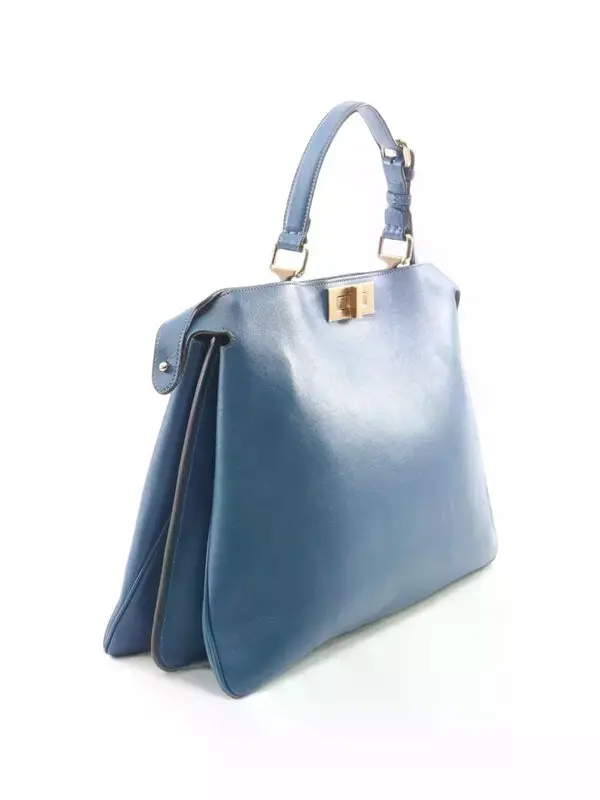 Fendi Peekaboo Satchel Bag - Blue