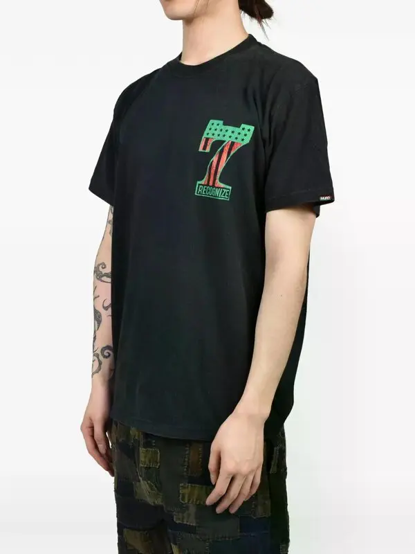BOW WOW Crack-print T-shirt