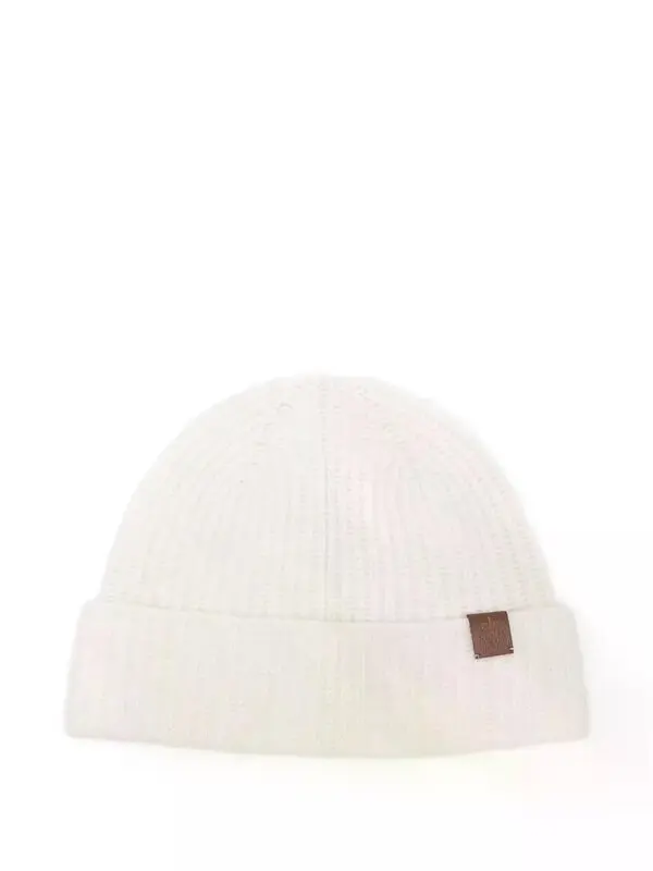 Eleventy Ribbed-knit Beanie Hat