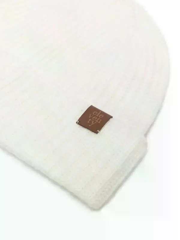 Eleventy Ribbed-knit Beanie Hat