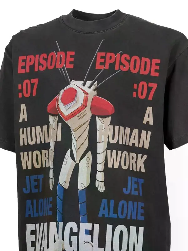 EVANGELI0N 95 Graphic-print Cotton T-shirt
