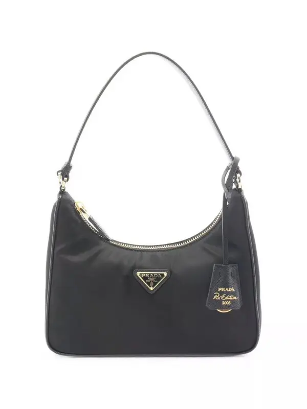 Prada Re-edition 2005 Re-nylon Shoulder Bag - Black