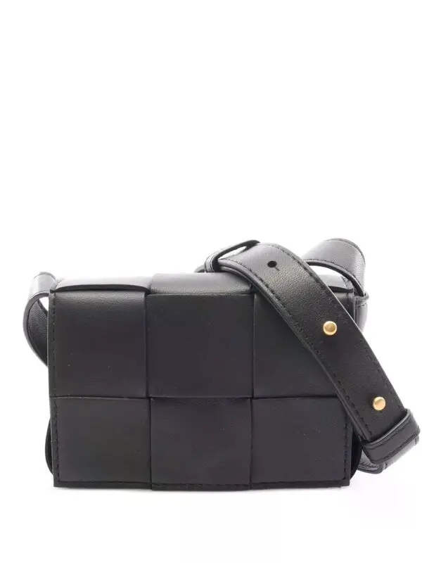 Bottega Veneta Candy Cassette Shoulder Bag - Black