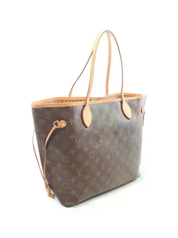 LOUIS VUITTON Monogram Canvas Neverfull Tote Bag - Brown