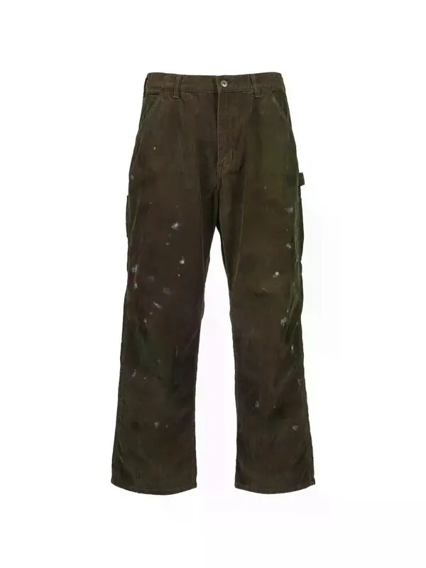 SWJP Paint-splatter Corduroy Trousers