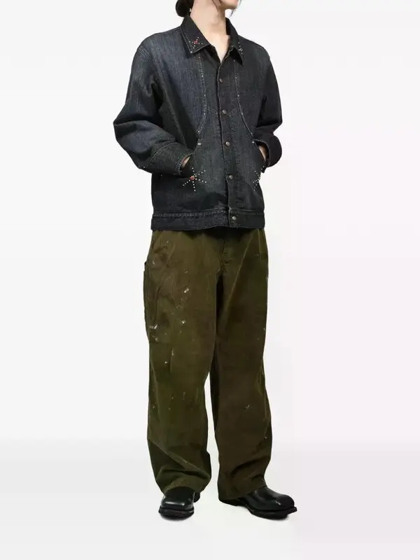 SWJP Paint-splatter Corduroy Trousers