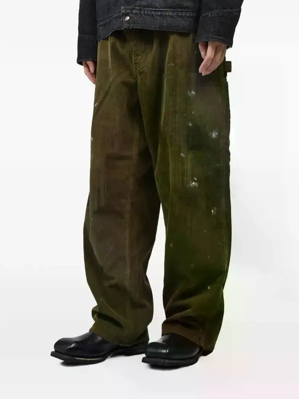 SWJP Paint-splatter Corduroy Trousers