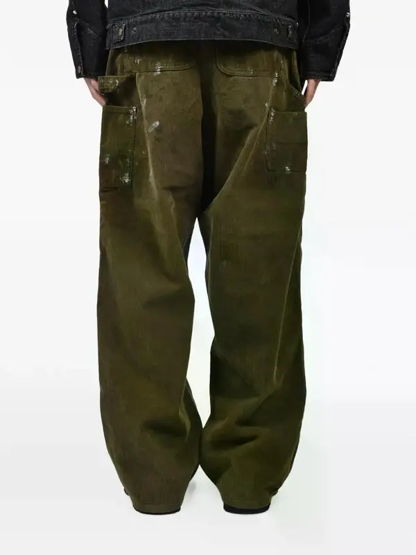 SWJP Paint-splatter Corduroy Trousers