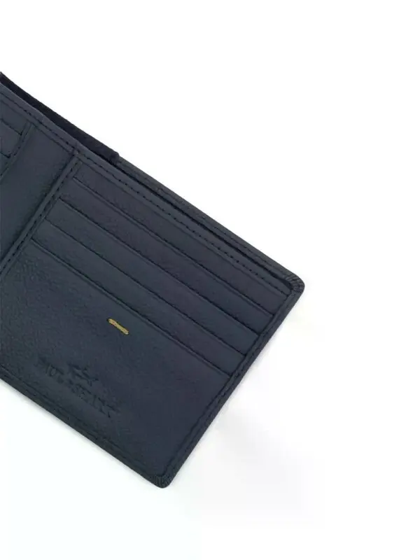 Paul & Shark Suede-panelled Bifold Wallet