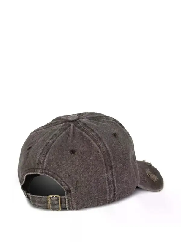 CAPTURE GALLERY Distressed Embroidered Baseball Cap