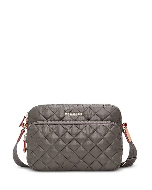 Mz Wallace Quilted Cross Body Camera Bag - Walnut