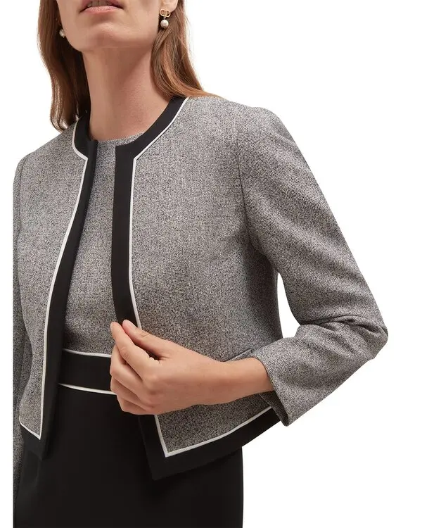 HOBBS LONDON Edie Cropped Open Front Jacket