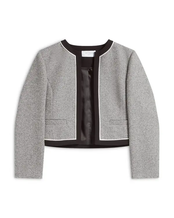 HOBBS LONDON Edie Cropped Open Front Jacket