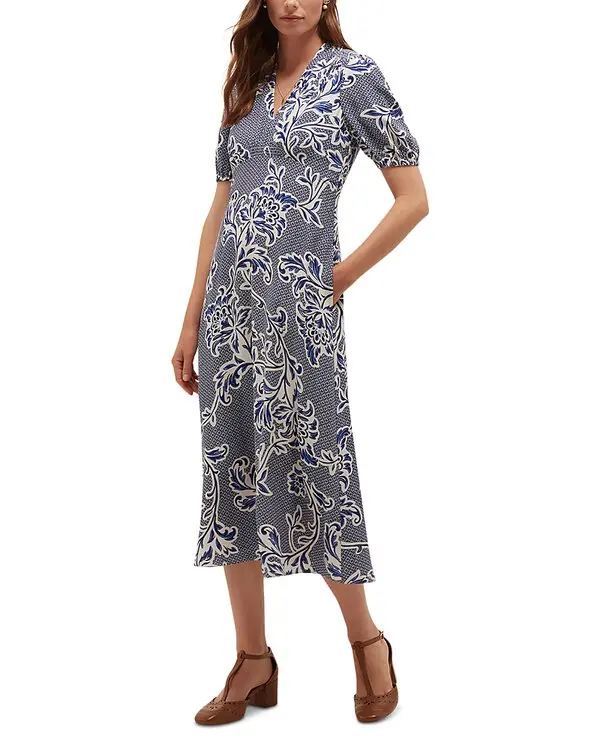 HOBBS LONDON Petites Sidonie Floral Midi Dress
