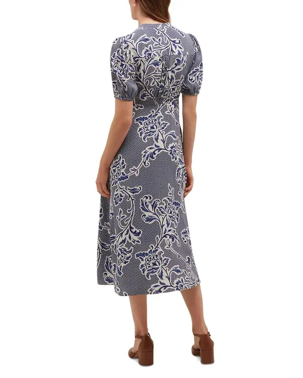HOBBS LONDON Petites Sidonie Floral Midi Dress