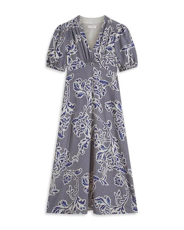 HOBBS LONDON Petites Sidonie Floral Midi Dress