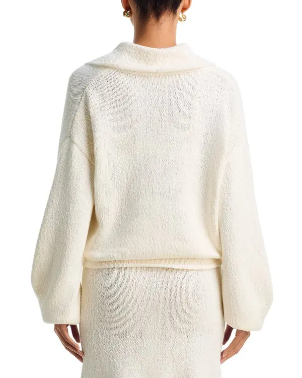 AYA MUSE Kena Cotton Knit Wrap Top