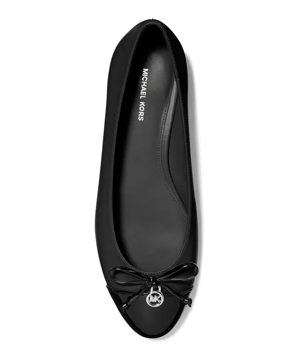 Michael Kors Piper Leather Flex Ballet Flats