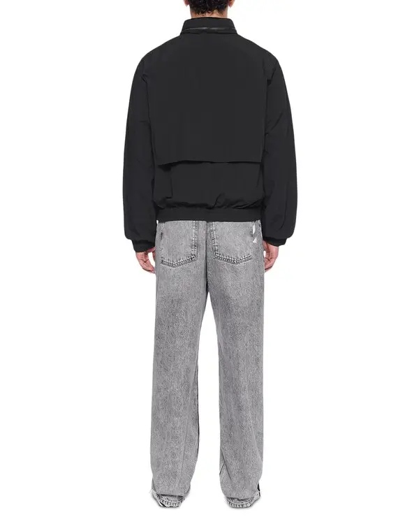 Off-White Reflective Diagonal Graphic Logo Windbreaker Jacket