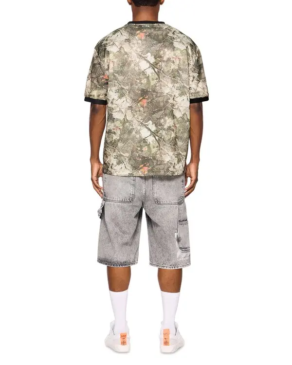 Off-White Ringer Logo Graphic Jersey T-shirt