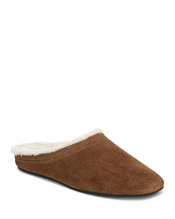 Veronica Beard Narcisa Shearling Mule Flats
