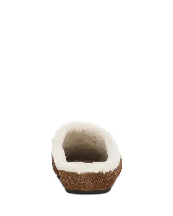 Veronica Beard Narcisa Shearling Mule Flats
