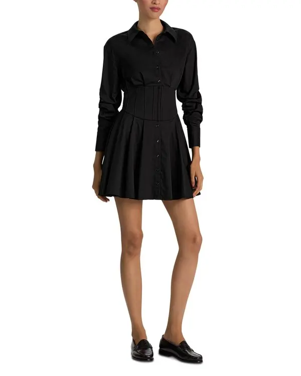 Alice + Olivia Edie Corset Dress - Black