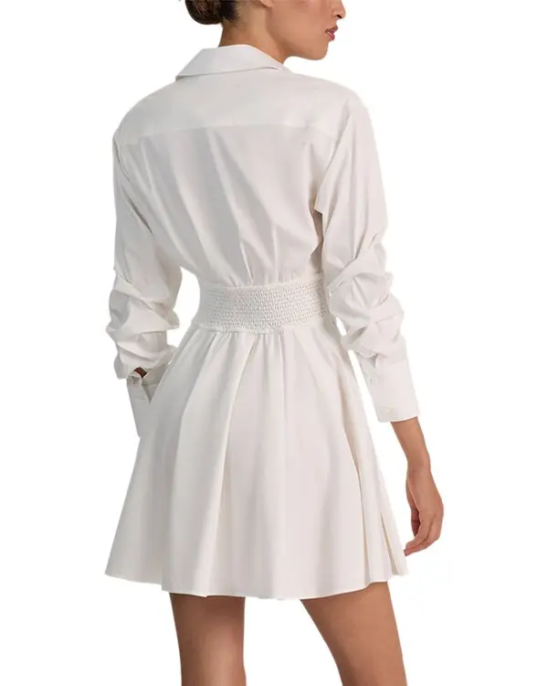 Alice + Olivia Edie Corset Button Down Dress