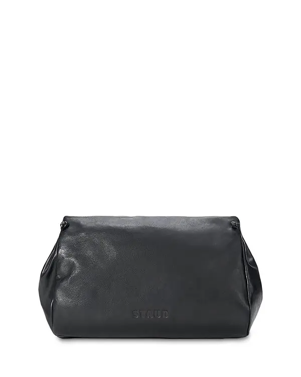 Staud Cy Convertible Leather Bag - Black