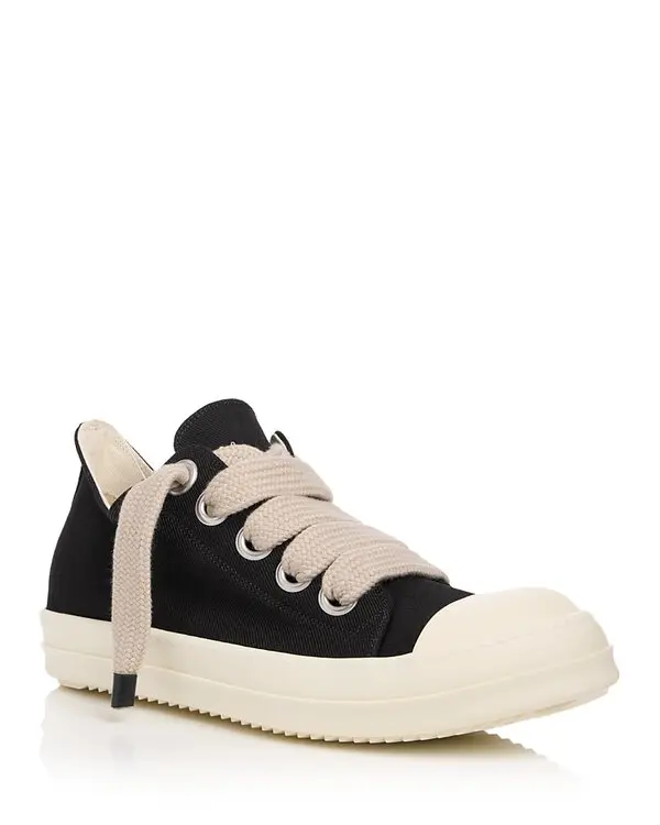 Rick Owens Jumbolace Chunky Bumper Sneakers - Black