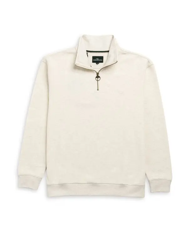 Rodd & Gunn Newfield Fleece Quarter Zip Shirt - Oat