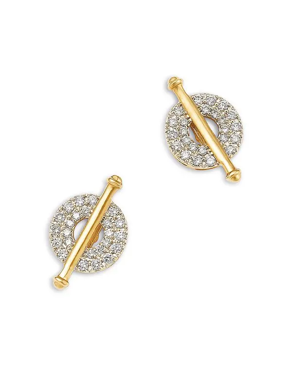 Bloomingdale'S Diamond Statement Stud Earrings In 14k Yellow - Gold